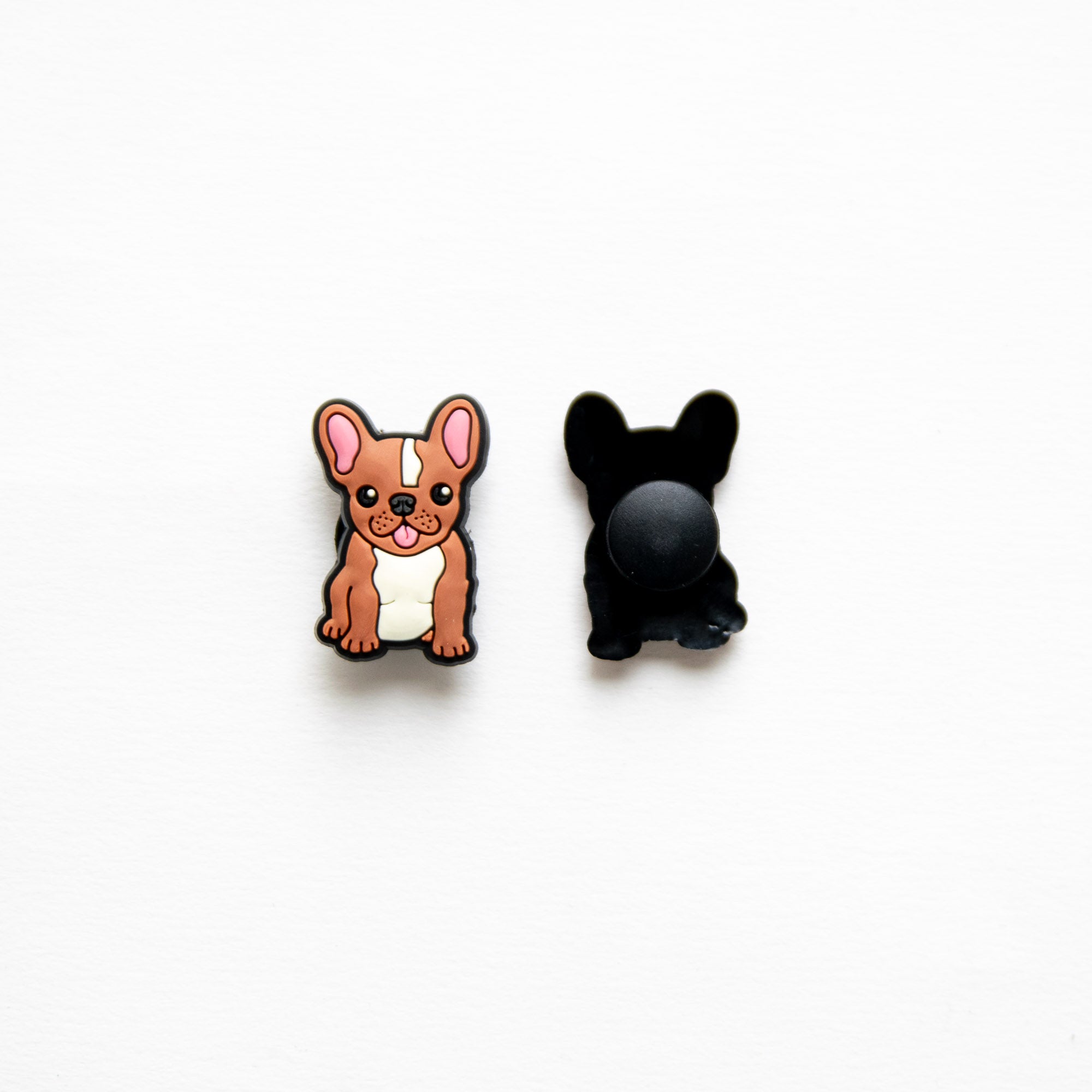 Accessoires Kawaii pour Crocs Bouledogue Marron | Unibashi