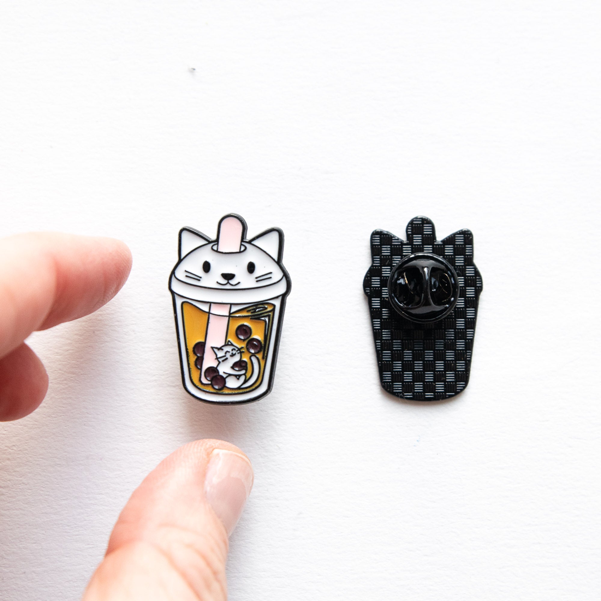 Pin’s Bubble Tea Chat – Accessoire Mode Kawaii | Unibashi